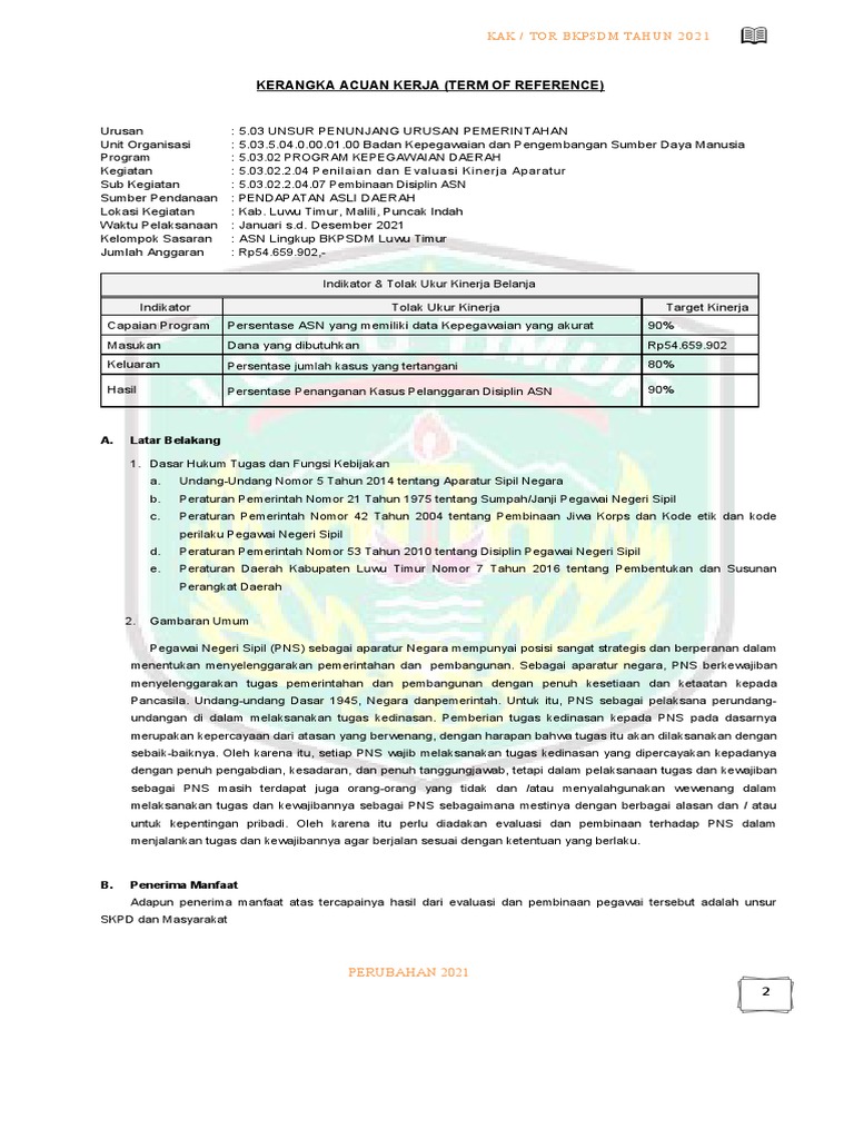 Pembinaan Disiplin ASN | PDF