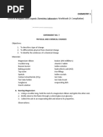 Kitchen Chemistry: Exploring Changes | PDF | Chemical Substances ...