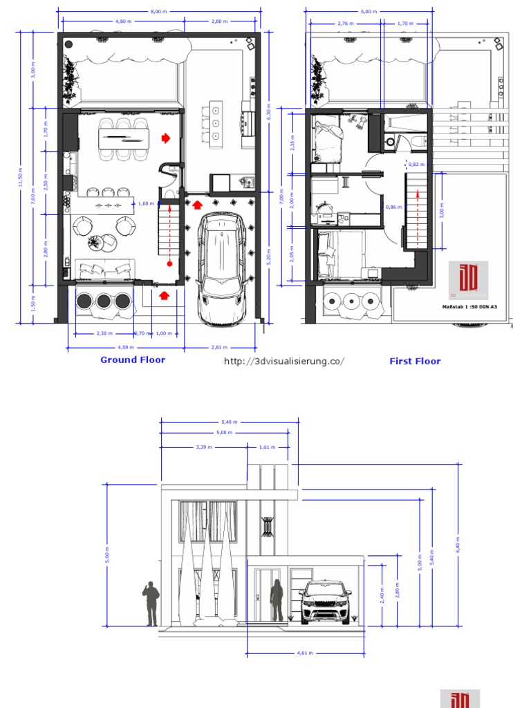 5x7 M House Plan | PDF
