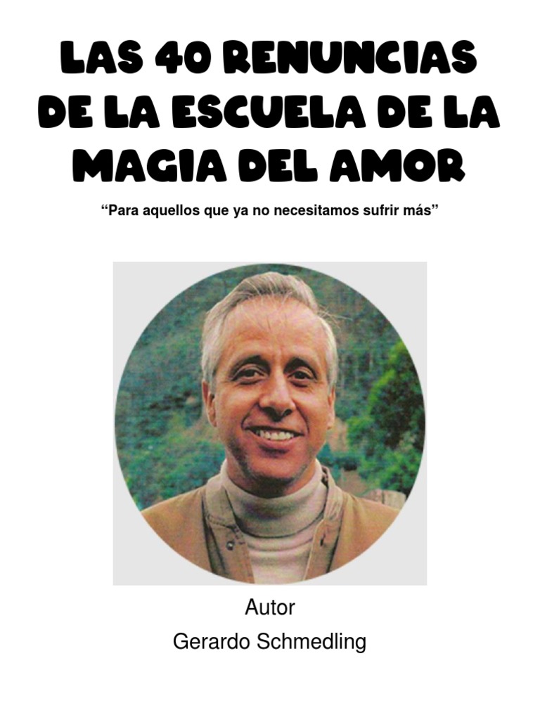 40 Renuncias Gerardo Schmedling PDF | PDF | Aprendizaje | Amor