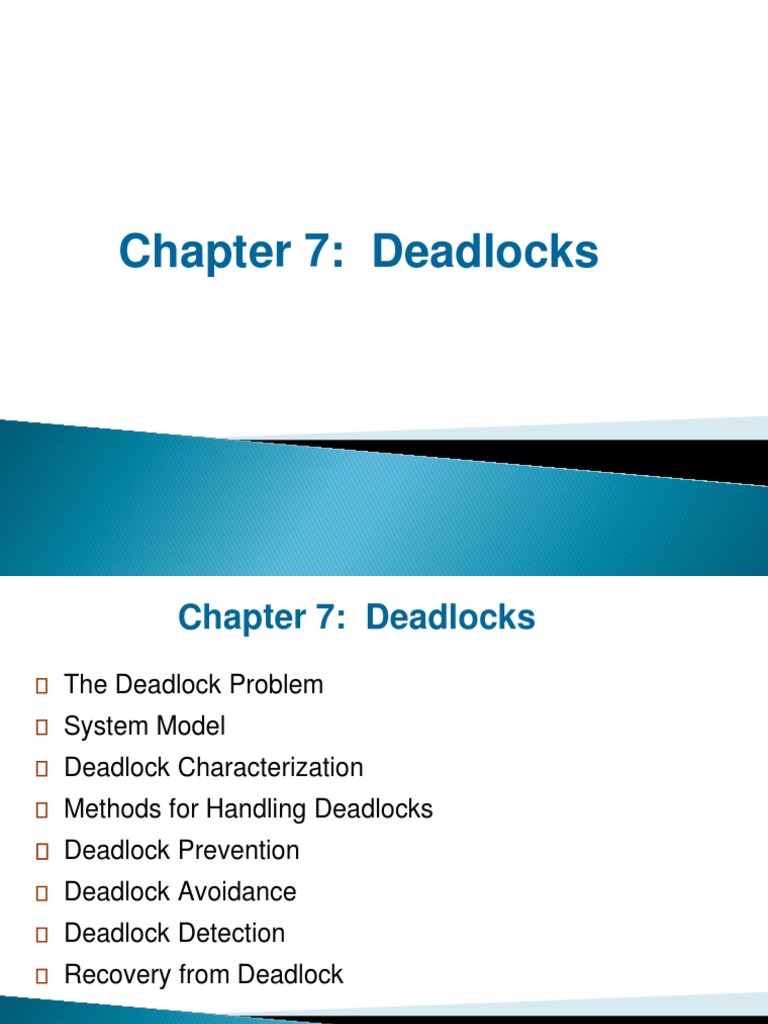 OS Module3.1 Deadlocks | PDF | Process (Computing) | Computing