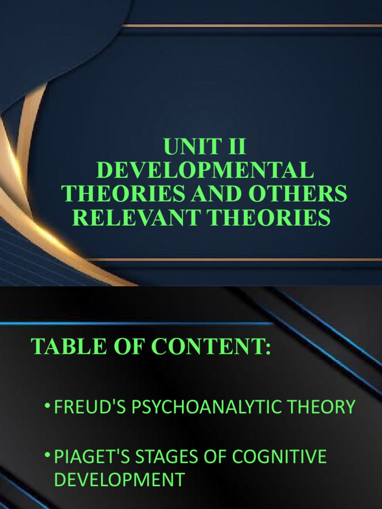Development Theories and Other Relevant Theories | PDF | Morality | Id