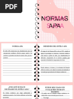 Normas APA 7: Notas y Tablas | PDF