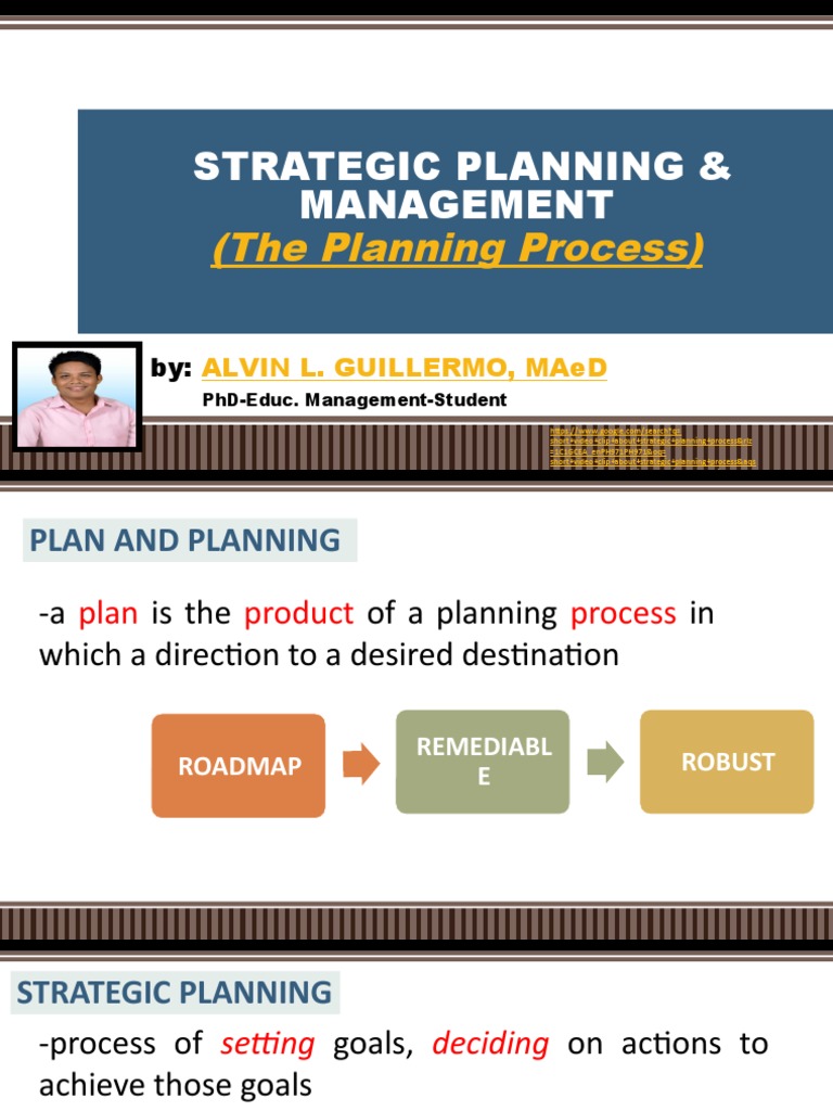 Sir Alvin-Educ Dpe 404 | PDF | Strategic Planning | Economies
