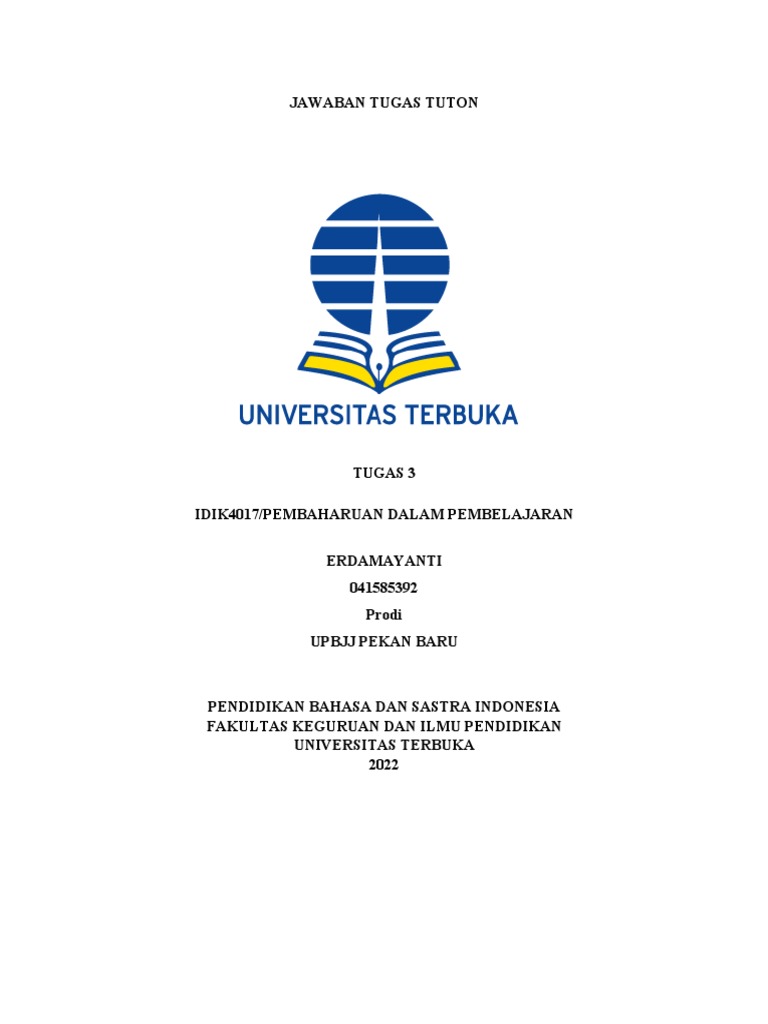 Tugas - Pembelajaran | PDF