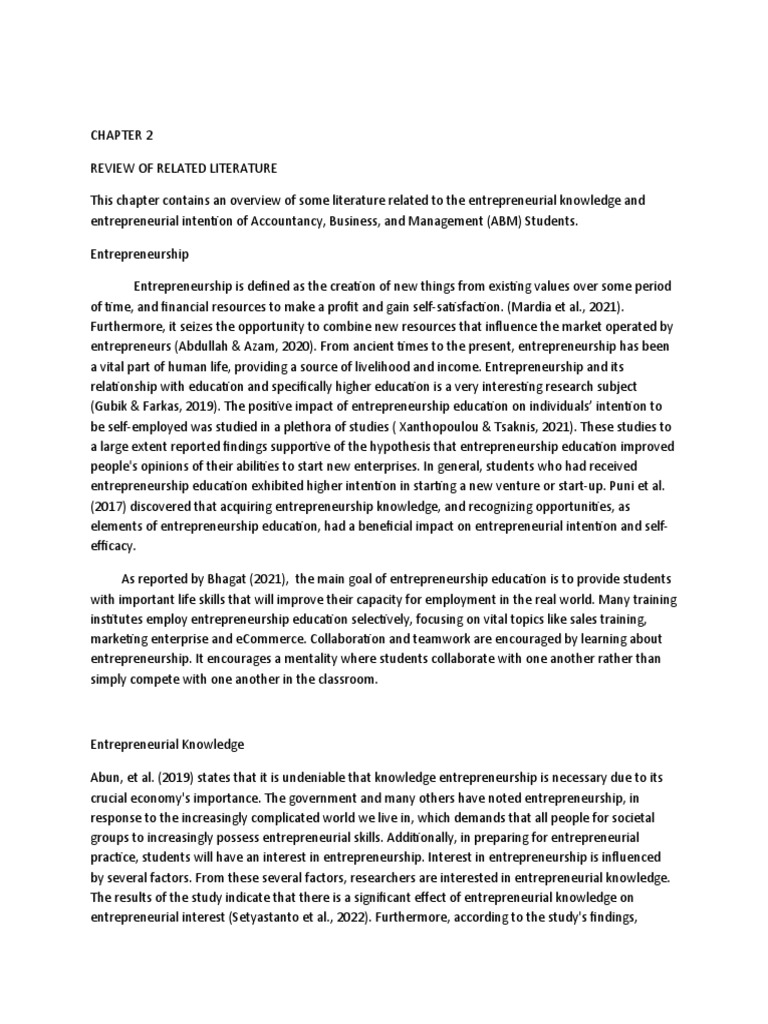 Chapter 2-Wps Office | Download Free PDF | Entrepreneurship | Intention