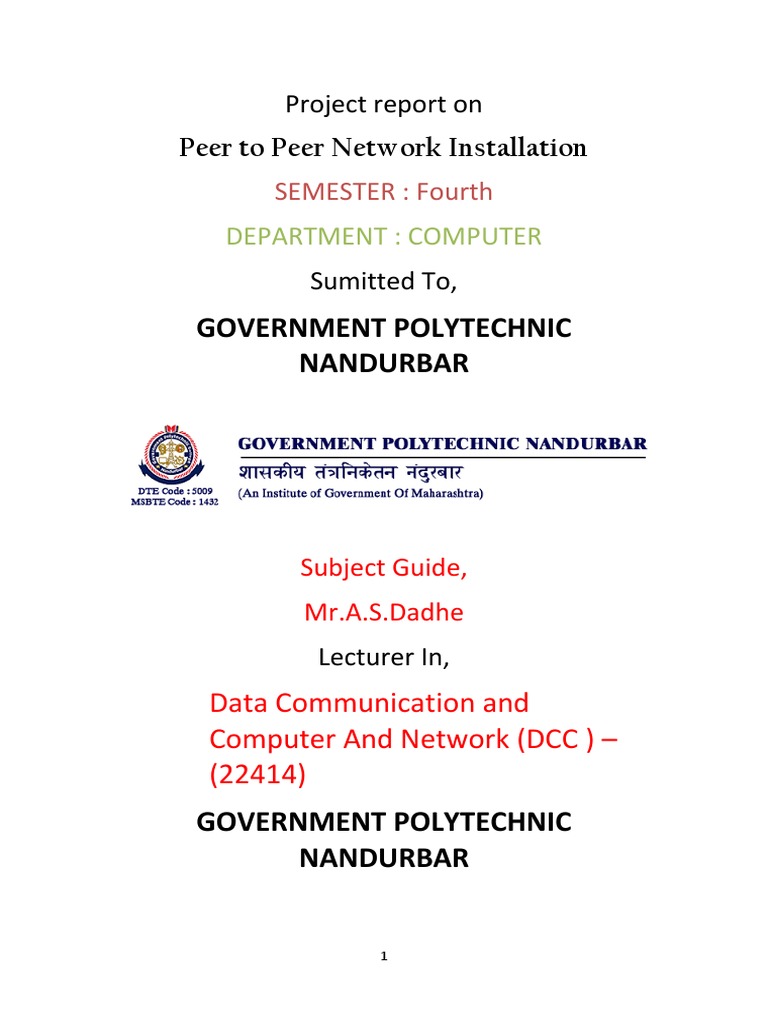 DCC Microproject | PDF | Computer Network | Server (Computing)