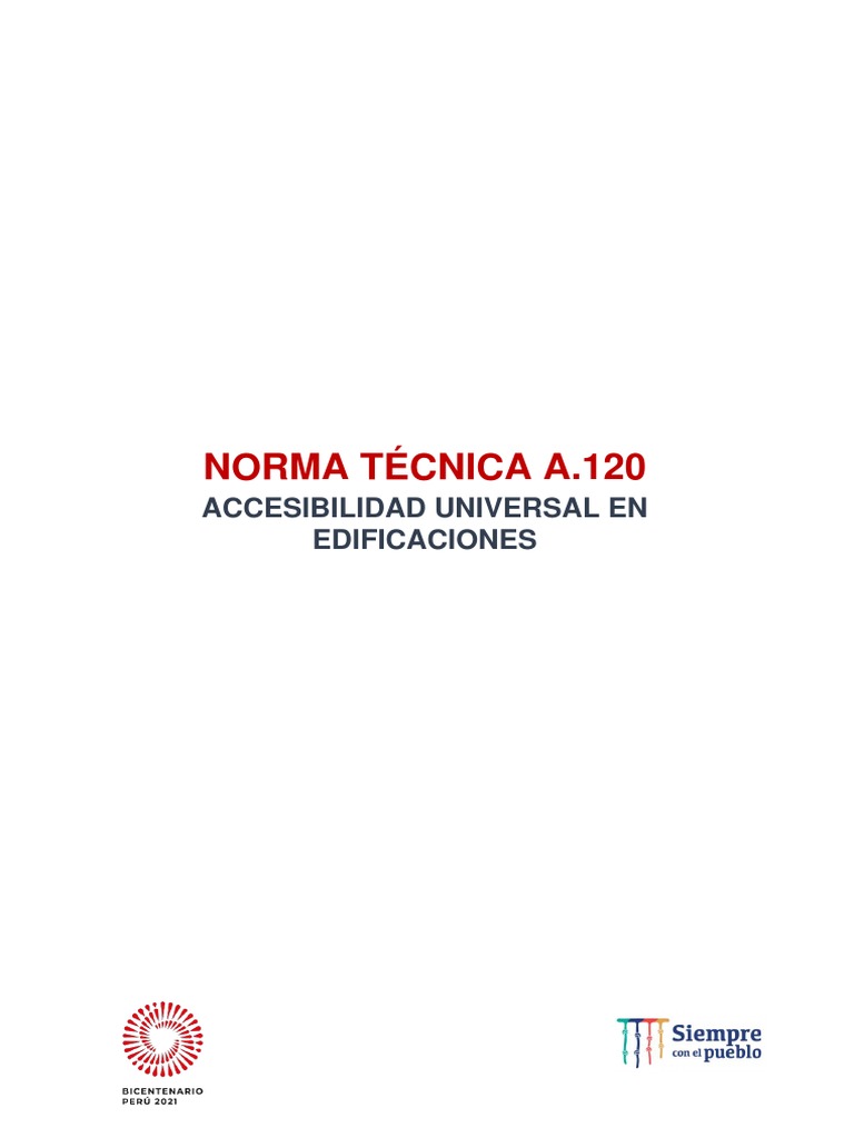 Versión Lectura Fácil-Norma Técnica A.120 PDF | Descargar gratis PDF | Ascensor | Peatonal