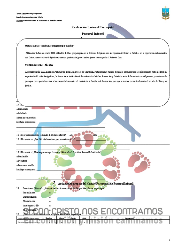 Pastoral Infantil | Descargar gratis PDF | Familias denominacionales ...