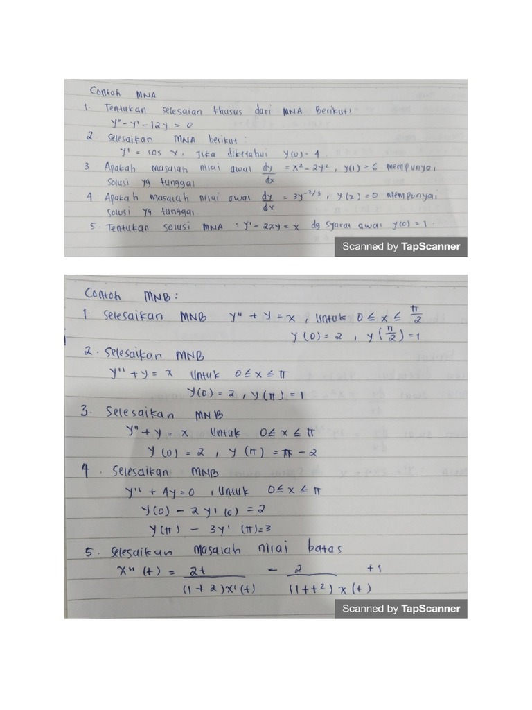 Contoh MNA Dan MNB | PDF