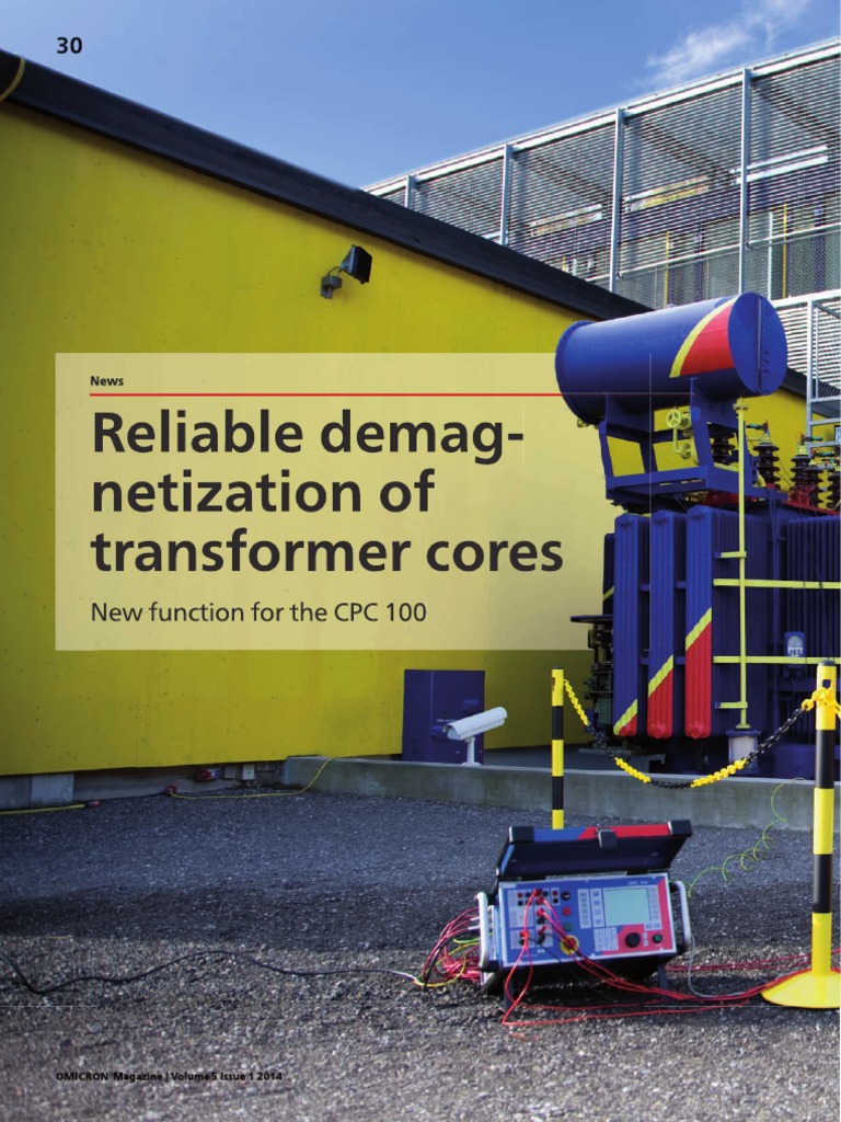 CPC 100: Reliable Transformer Demagnetization | PDF | Transformer ...
