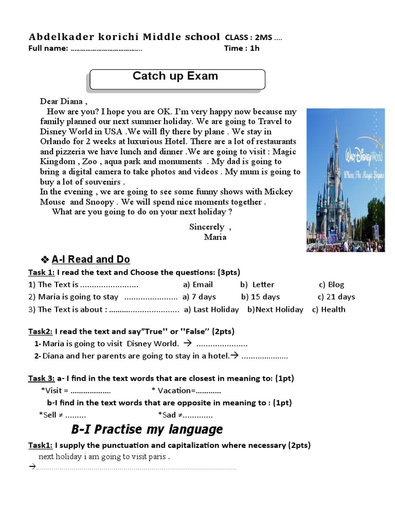 Catch Up Exam | PDF | Games & Activities | Teaching Methods & Materials