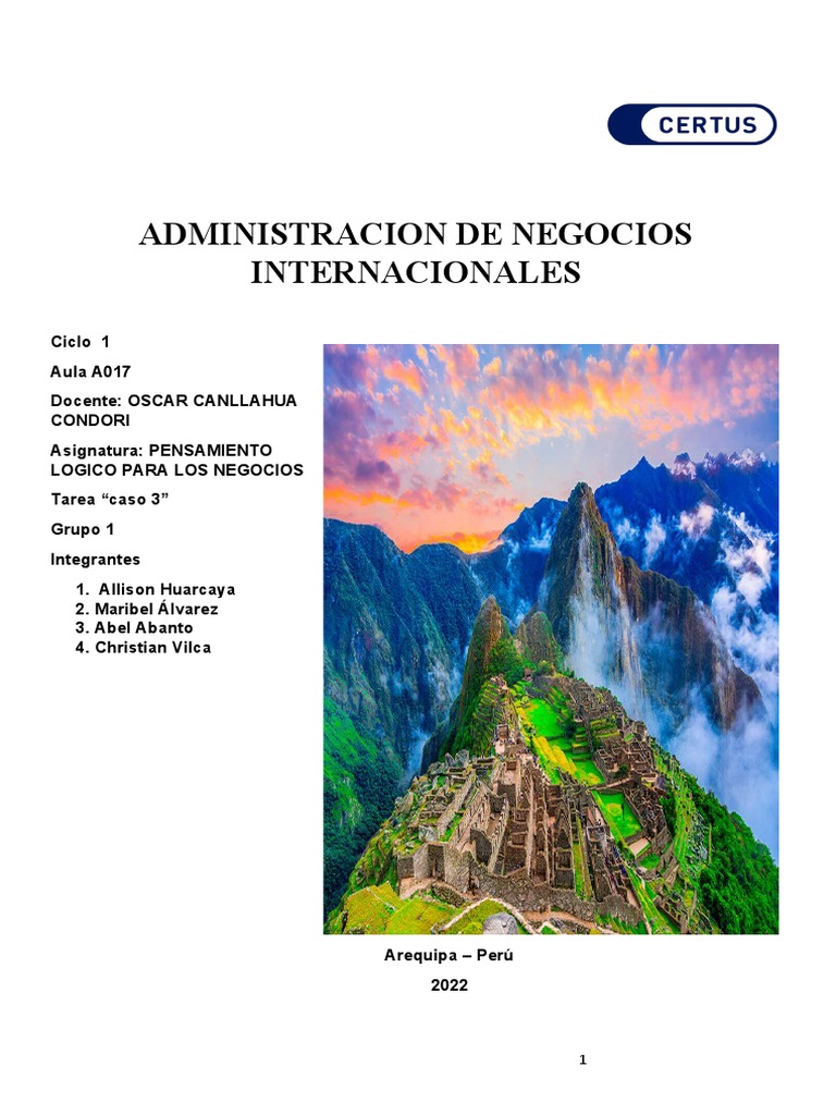 CASO 3 Machu Picchu Reabre Sus Puertas | PDF