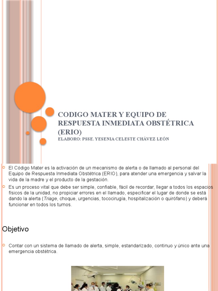 CODIGO MATER 2 Nu | PDF | Medicina de Cuidados Intensivos | Muerte materna