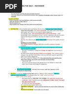 Understanding The Self Midterm Exam | PDF | Id | Philosophy Of Self