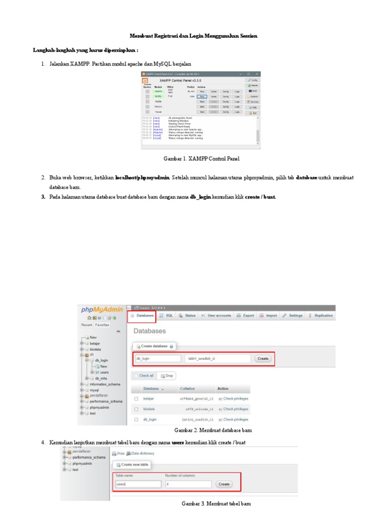 Panduan Registrasi & Login PHP | PDF | Karier & Perkembangan | Bisnis
