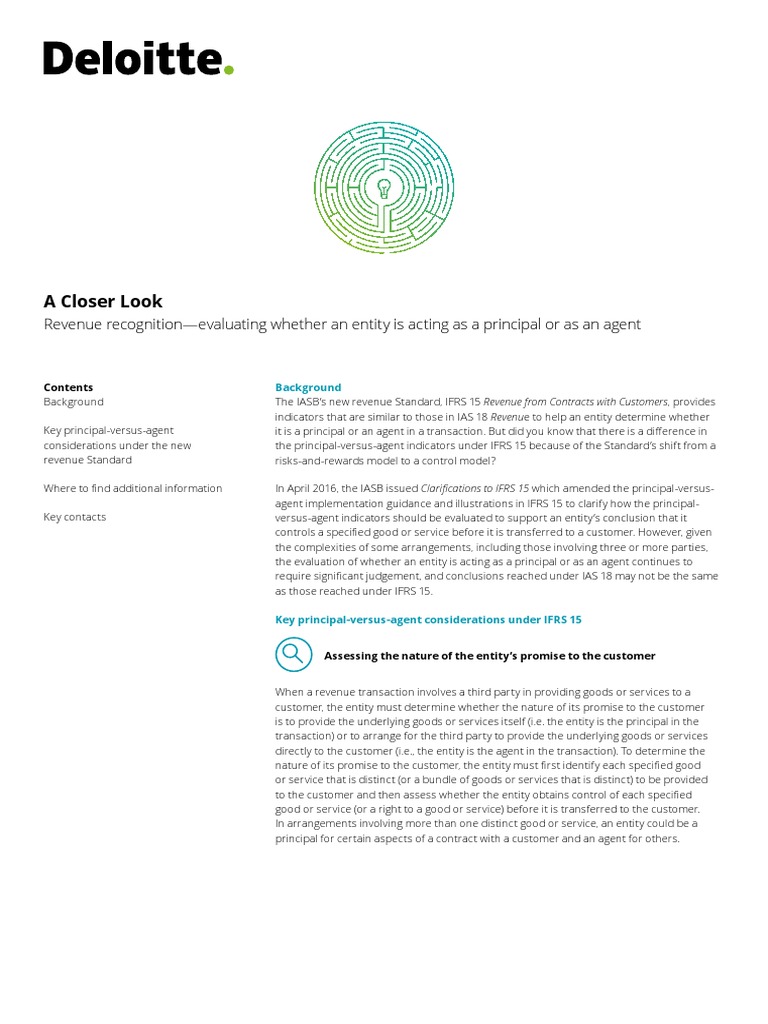 A Closer Look - Principal Versus Agent - Final | PDF | International ...