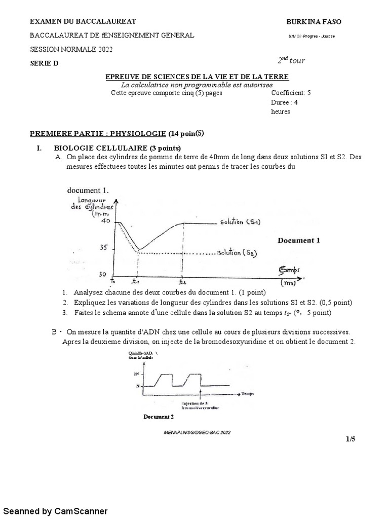 BAC 2022 2nd TR | PDF