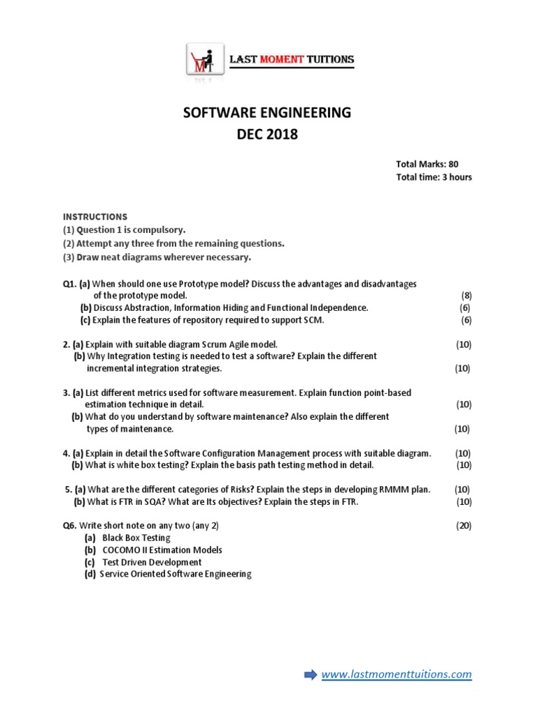 Software Engineering Dec18 | PDF