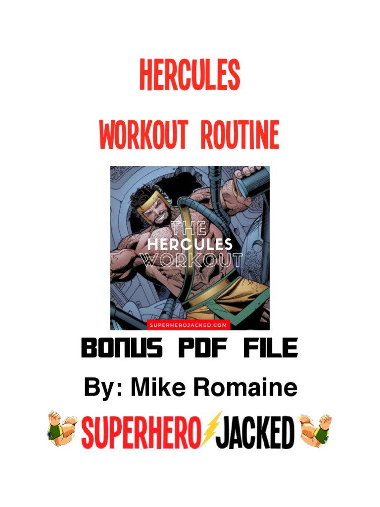 Hercules PDF | PDF | Kettlebell | Weight Training