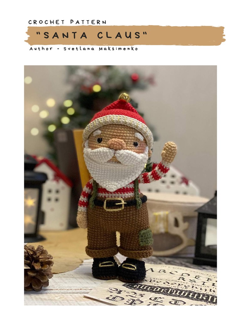 "Santa Claus": Crochet Pattern | PDF