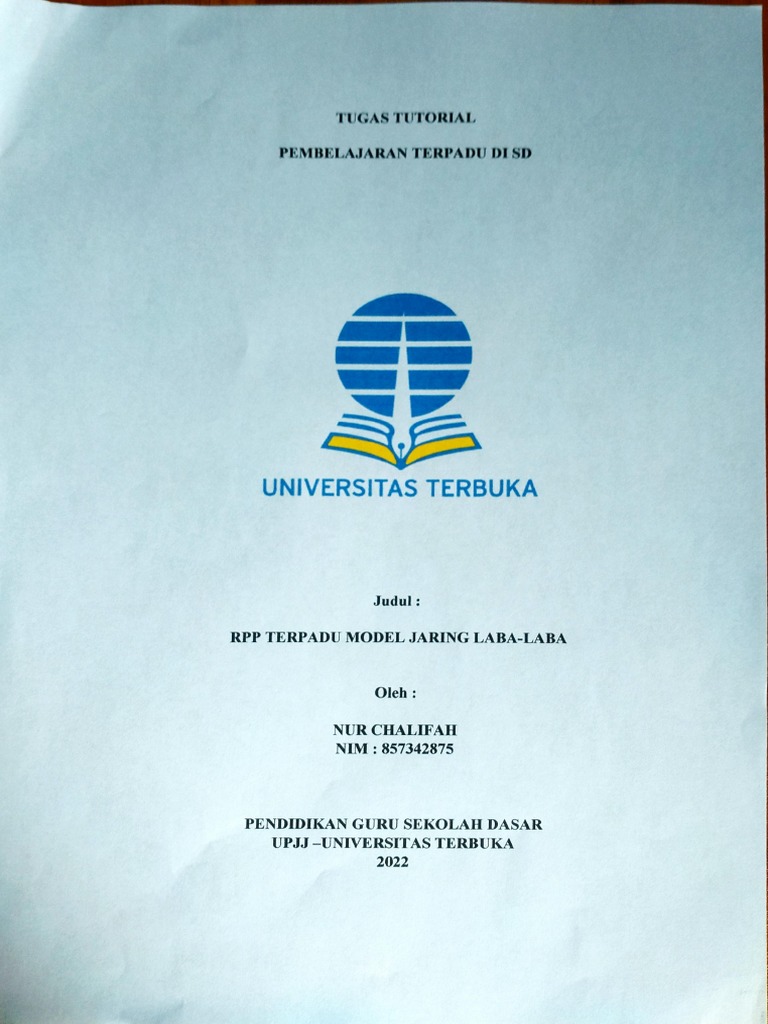 RPP Model Jaring Laba-Laba | PDF