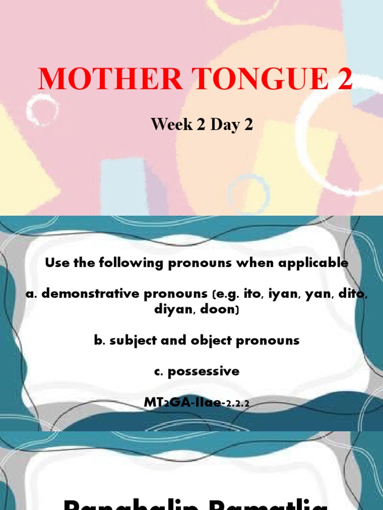 2nd Grading MTB Week 2 Day 2 | PDF