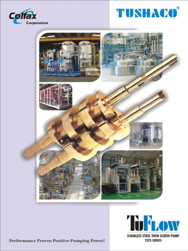 Tushaco TSTS Series | PDF | Pump | Oil