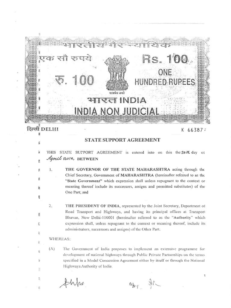 State Support Agreement - 220715 - 160734 | PDF