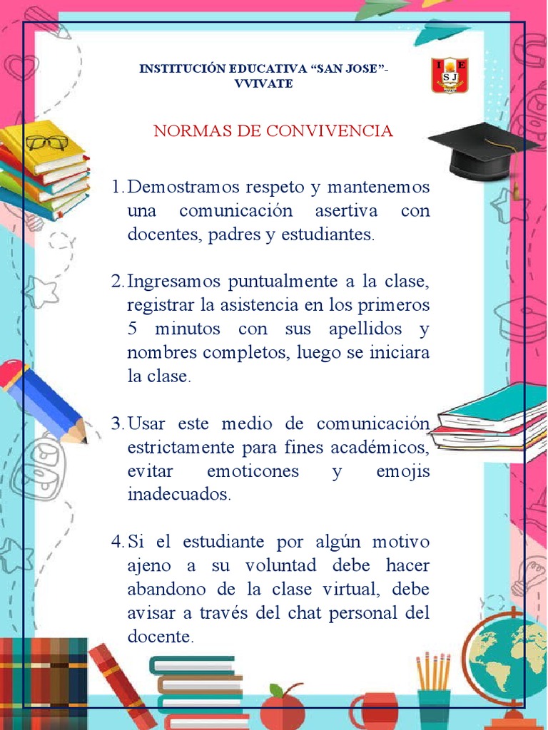 Normas de Convivencia | PDF