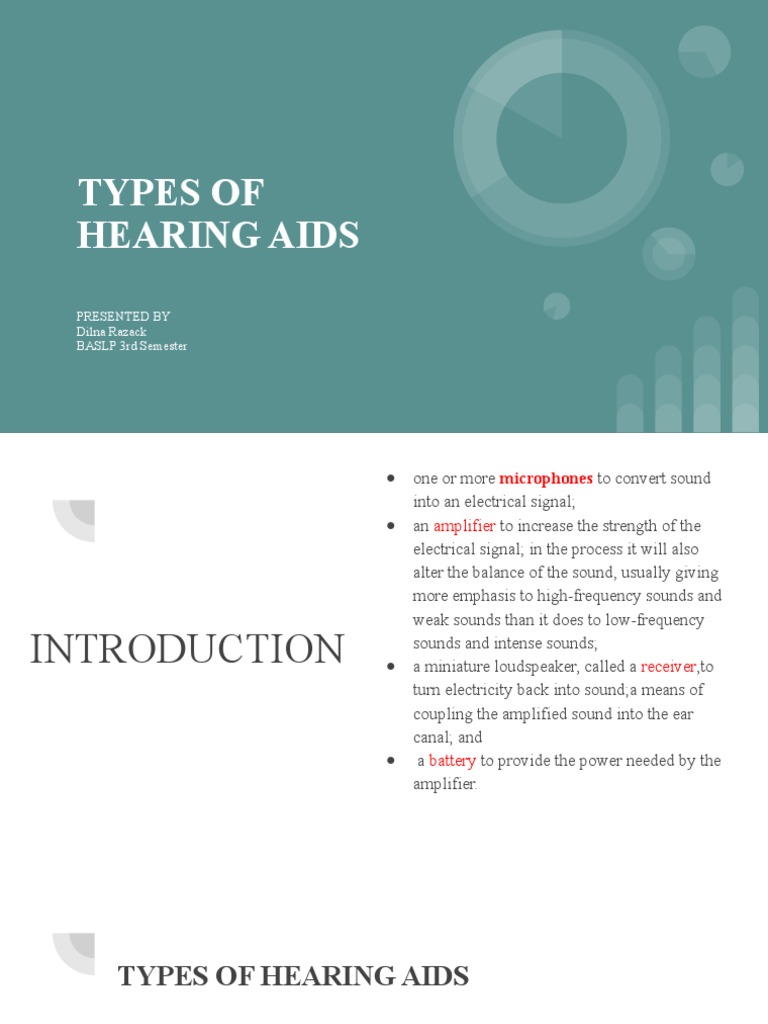 Types of Hearing Aid | PDF | Science & Mathematics