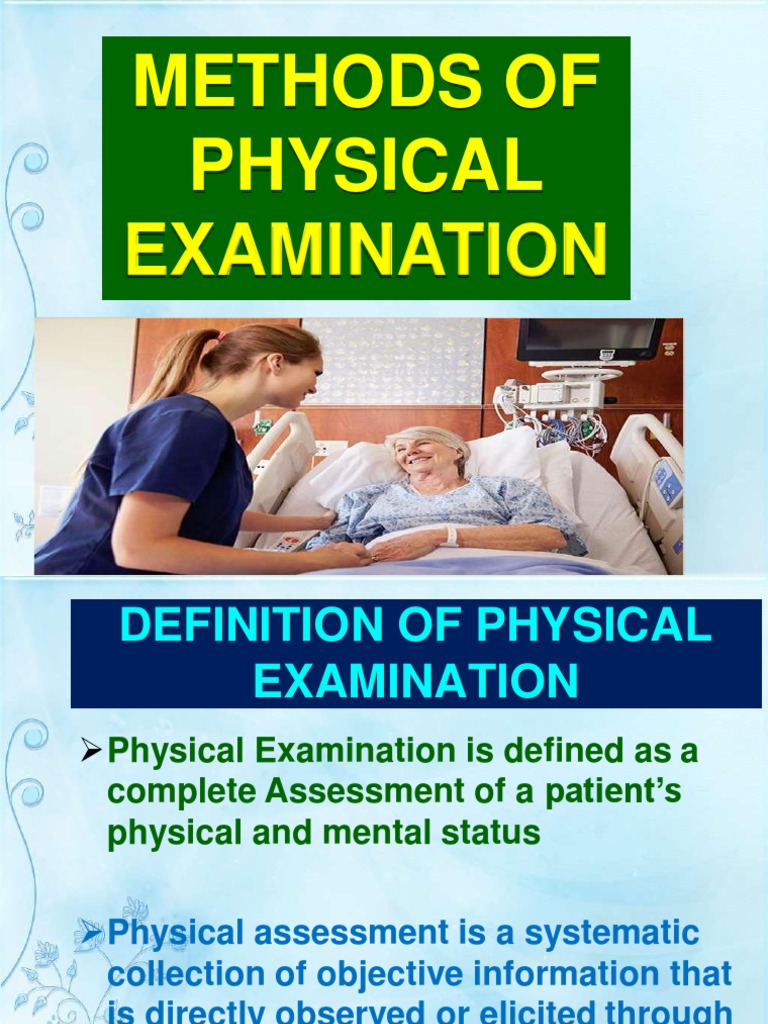 physical assessment | PDF | Physical Examination | Clinical Medicine