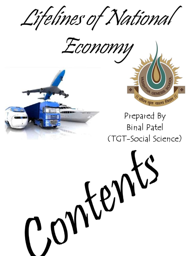 10 Geo CH 7 Lifelines of Economy | PDF | Rail Transport | Track Gauge