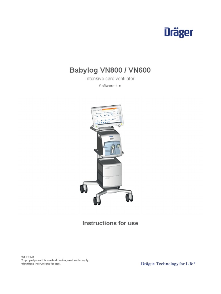 04 IfU Babylog VN800 600 SW1 N en | PDF
