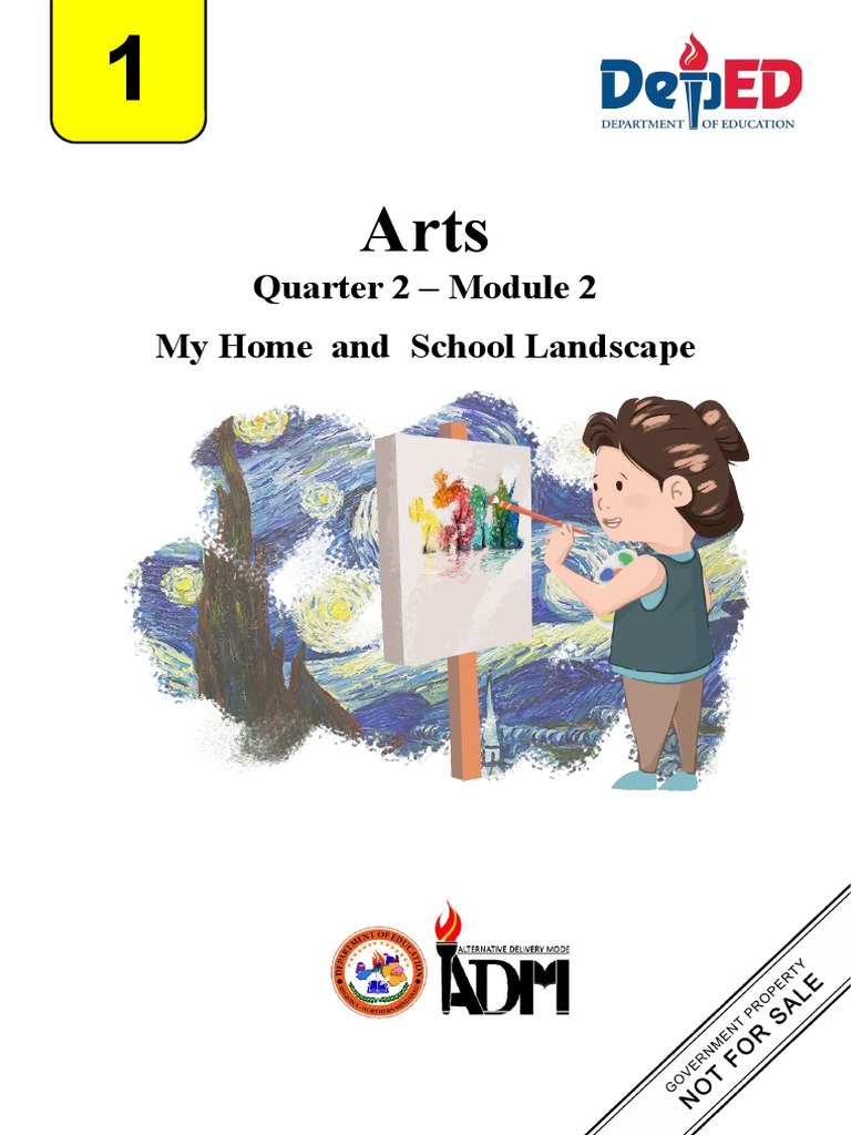 Arts1 - Q2 - Module2 - My Home and School Landscape - Version3 | PDF