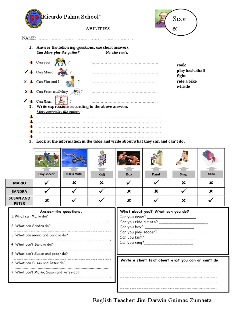 Abilities 2 Fun Activities Games - 50848 | PDF