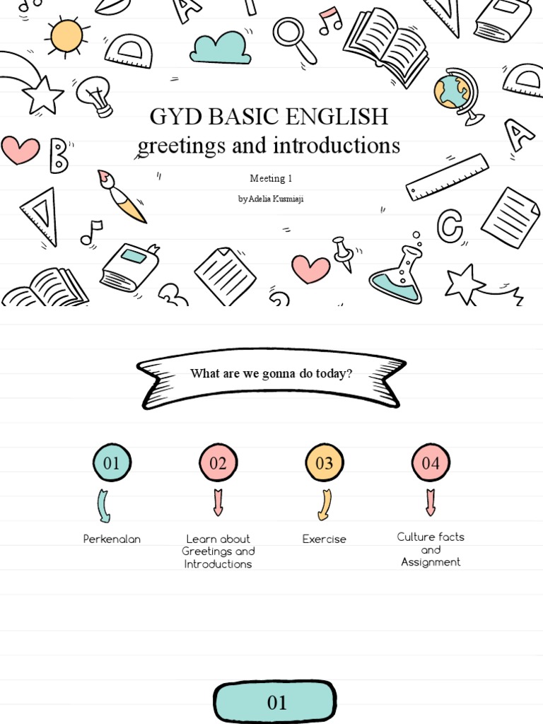 Meeting 1 - Greetings and Introductions | PDF | Linguistics