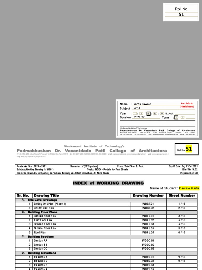 51 - Pawale Kartik - Final Portfolio A | PDF
