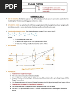 B Experiment 1 - Focal Length of Convex Lens | PDF | Optics | Applied ...