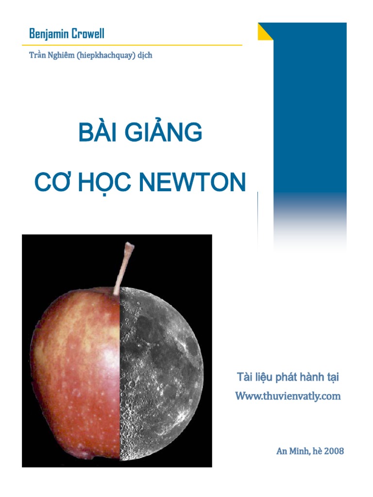 Bài Giảng Cơ Học Newtơn (NXB Kiêng Giang 2008) - Benjamin Crowell | PDF ...