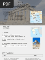 Greek City Planning | PDF | Athens | Ancient Greece