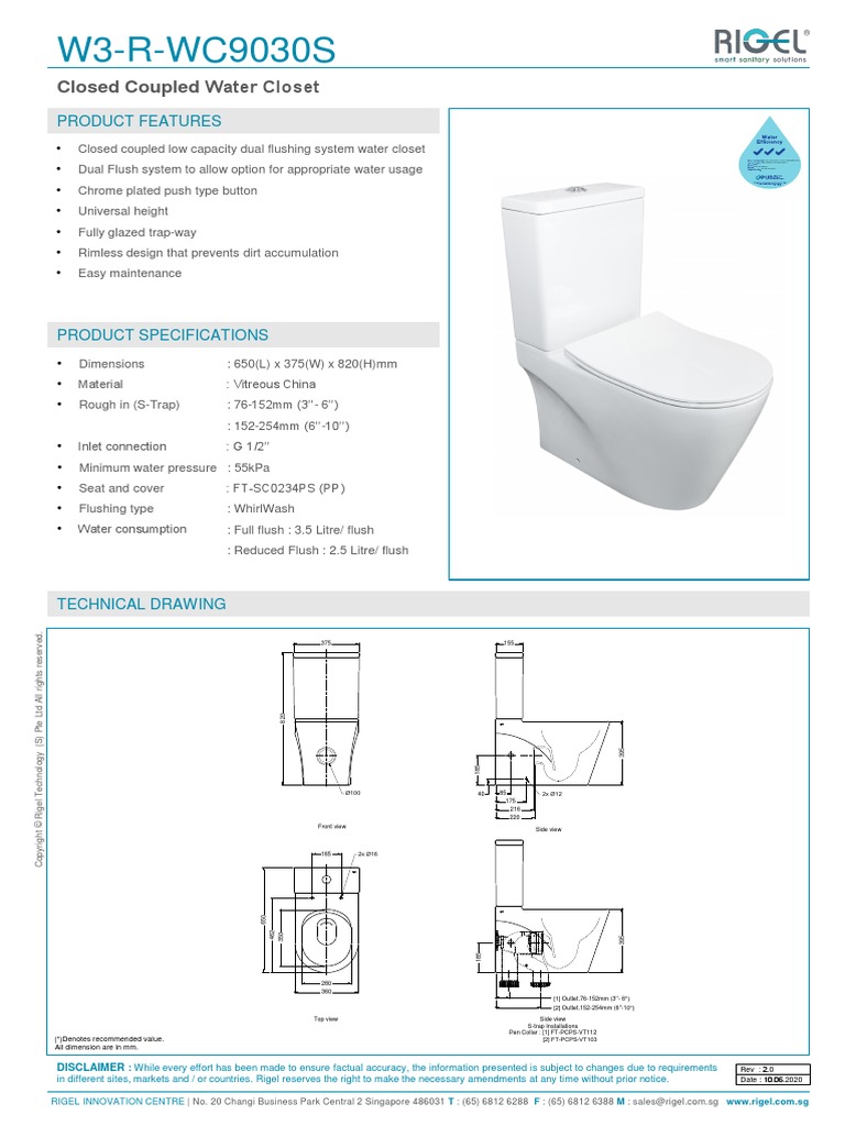 W3 R WC9030Swith SC0234PS | PDF