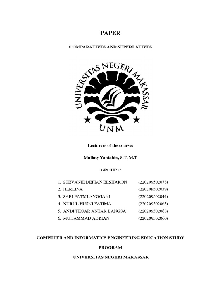 Paper Group 1 English | PDF