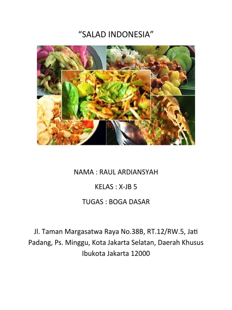 Salad Indonesia | PDF
