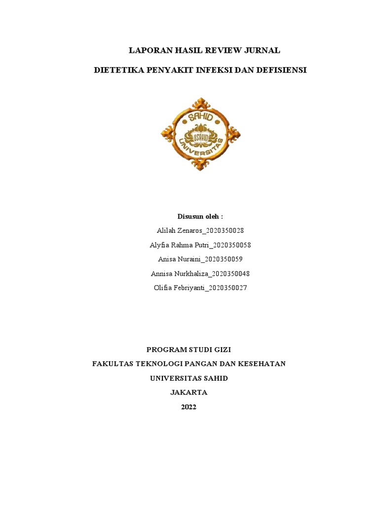 Diet Tinggi Kalori untuk Pasien Intususepsi | PDF