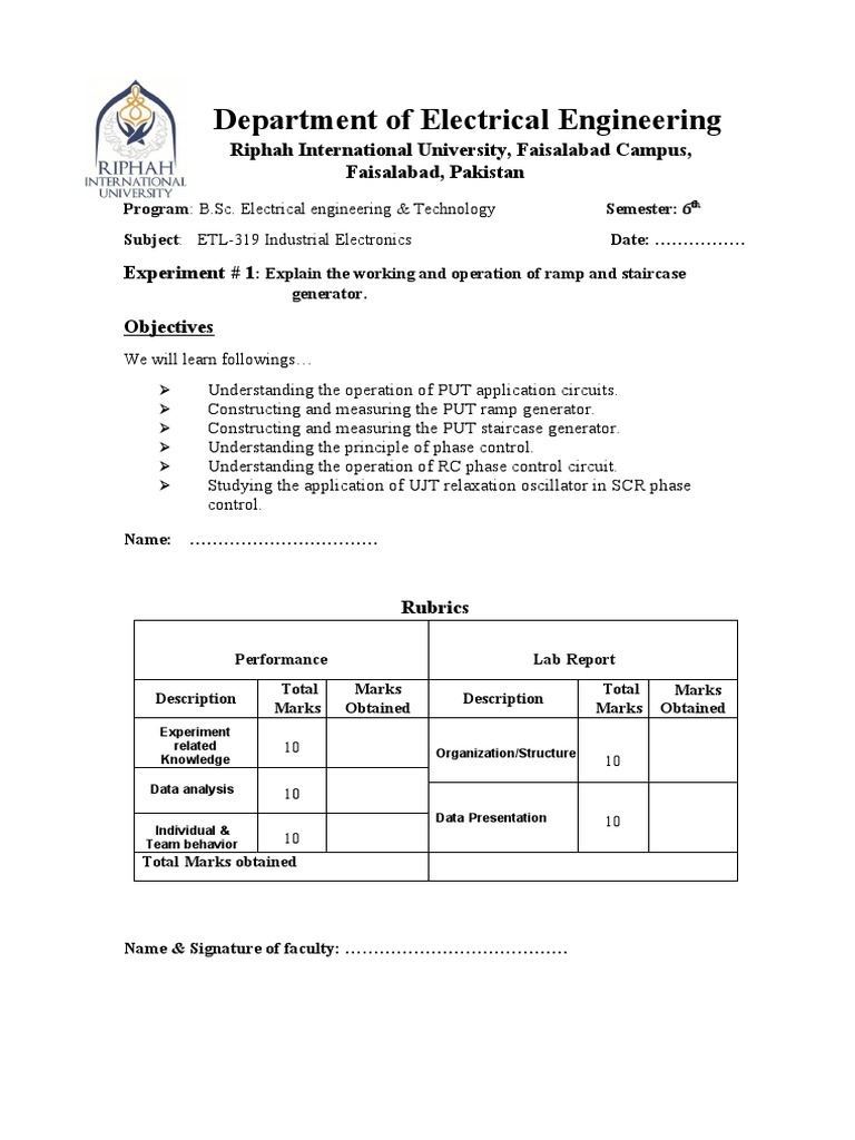 Exp No 1 | PDF | Rectifier | Capacitor