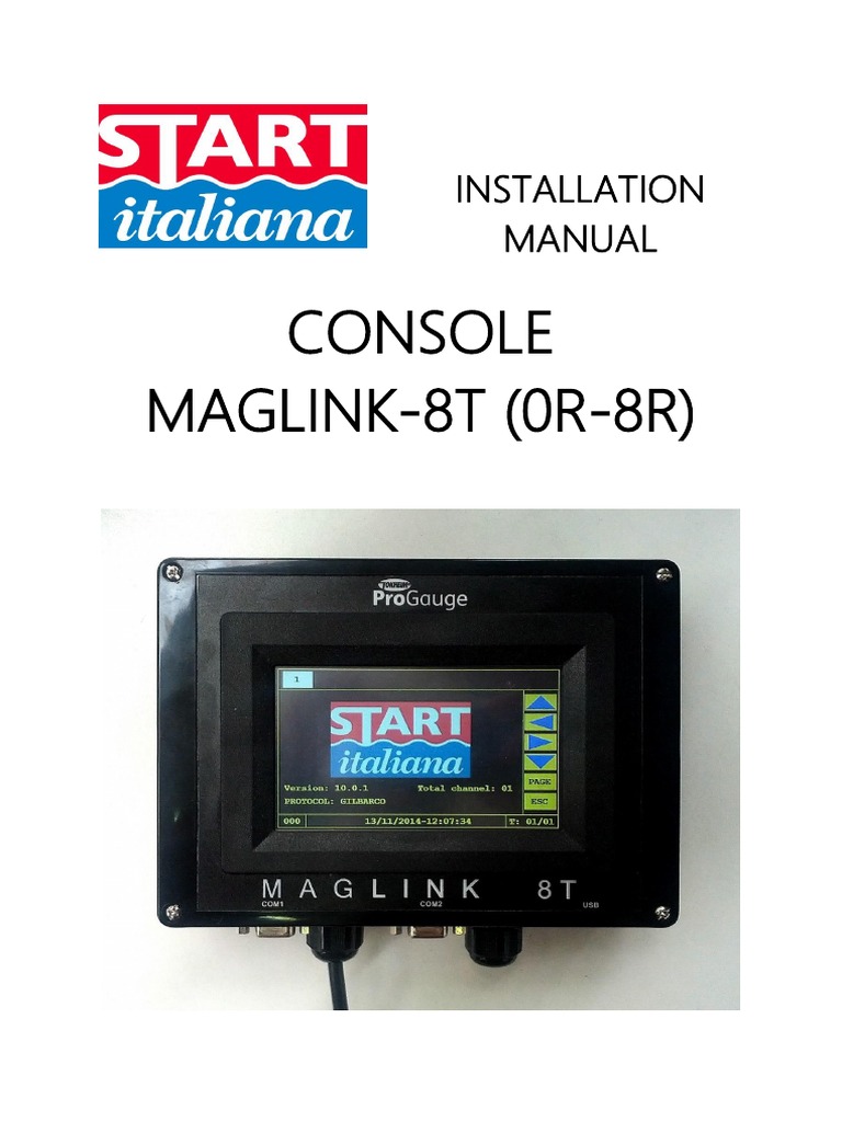 Start Italiana Maglink 8T Console Technical Guide | PDF | Comma ...