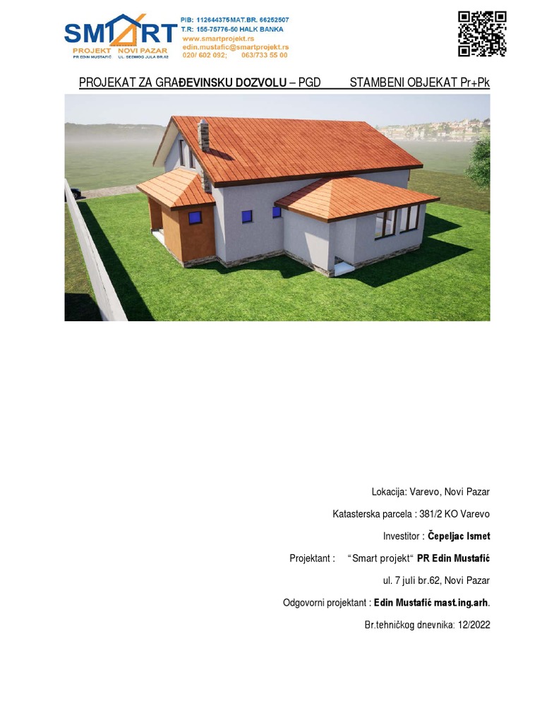 01 PGD Arhitektura Ismet Cepeljac | PDF