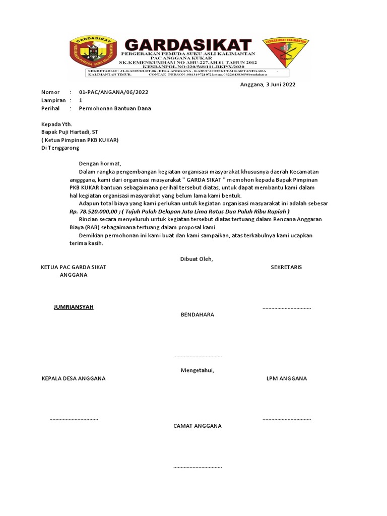 Proposal Garda Sikat | PDF