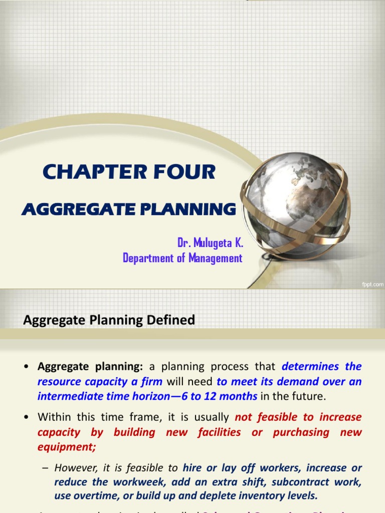 OM-Chapter 4 | PDF | Inventory | Supply Chain